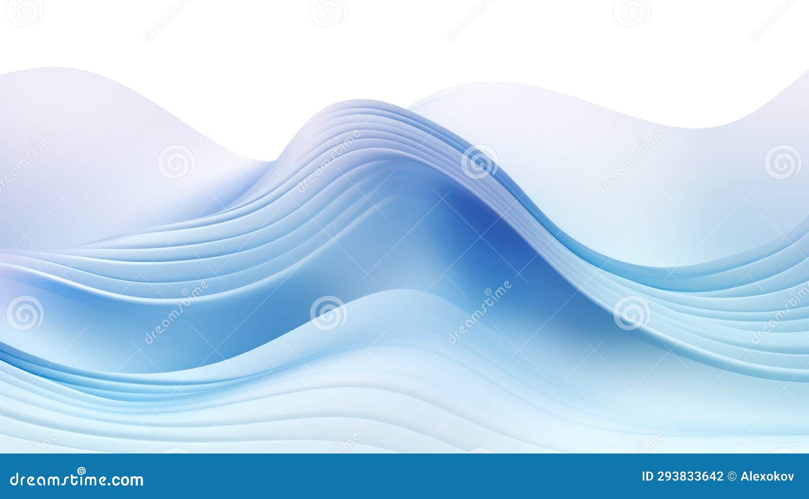 Minimalistic Superb Clean Abstract Waves AI Generated Stock ...