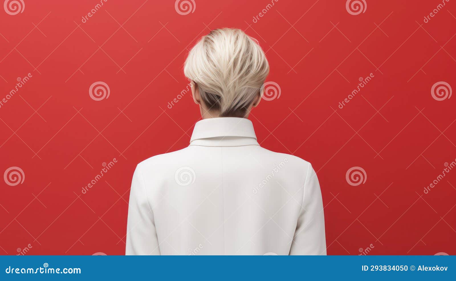 Minimalistic Superb Clean Backside Portrait of a Model AI Generated ...