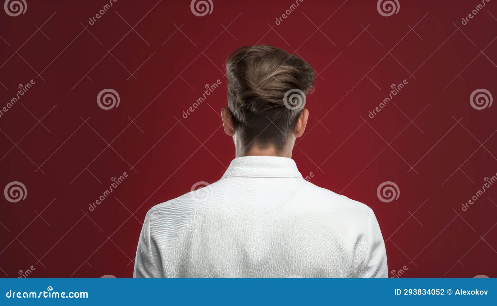 Minimalistic Superb Clean Backside Portrait of a Model AI Generated ...