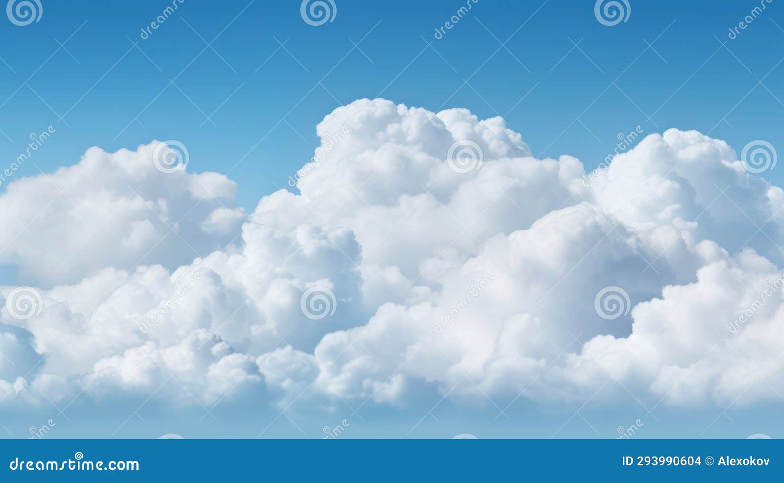 Minimalistic Superb Clean Clouds AI Generated Stock Illustration ...