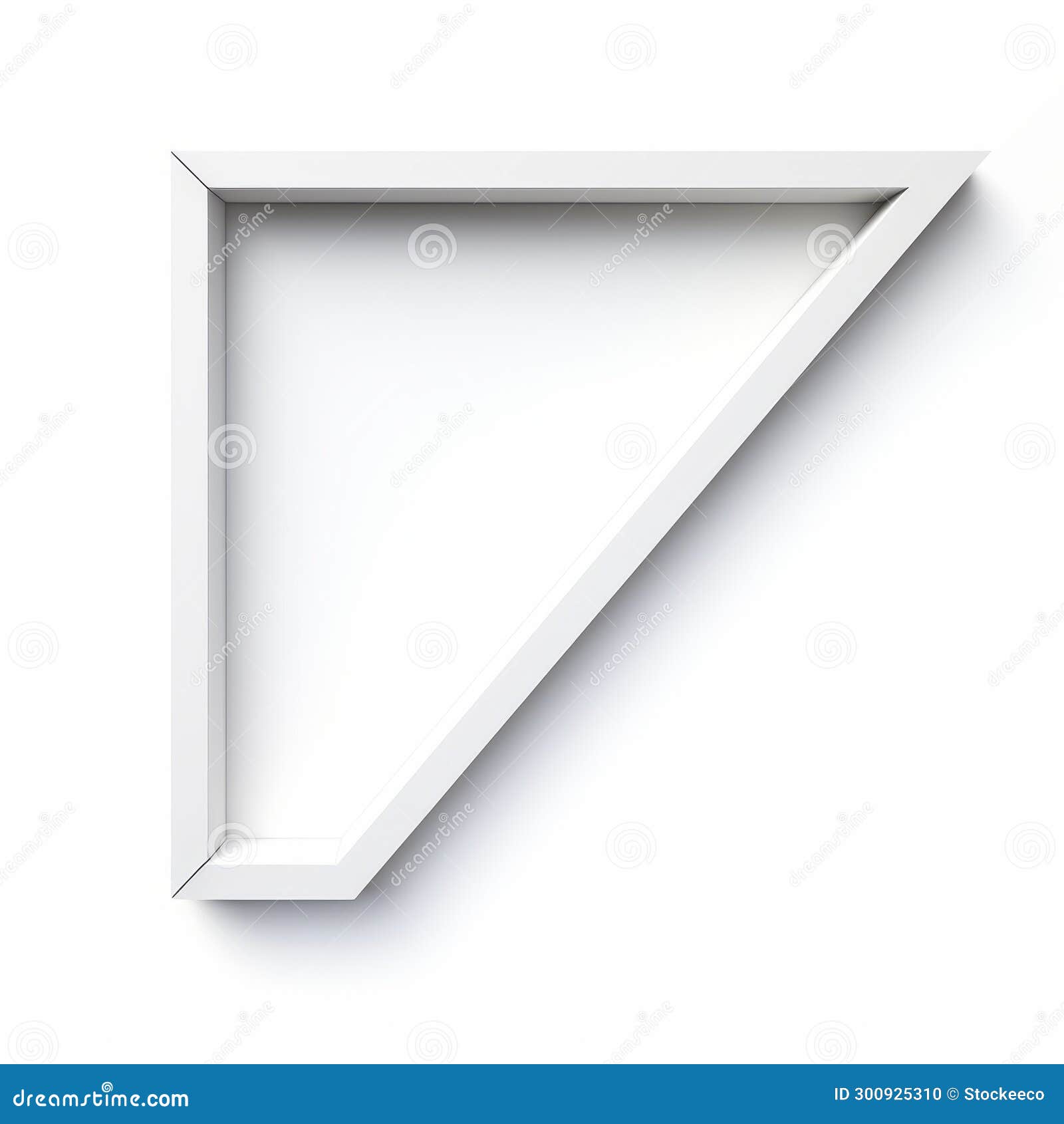 Minimalistic Three-dimensional Frame with Sharp Angles Stock ...