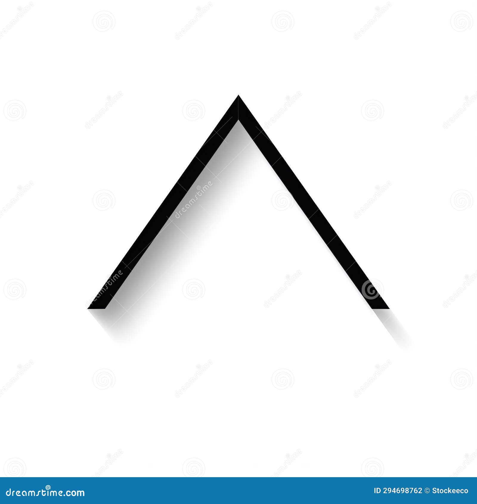 Minimalistic Triangle Icon with Aerial View Style and Urban Minimalism ...