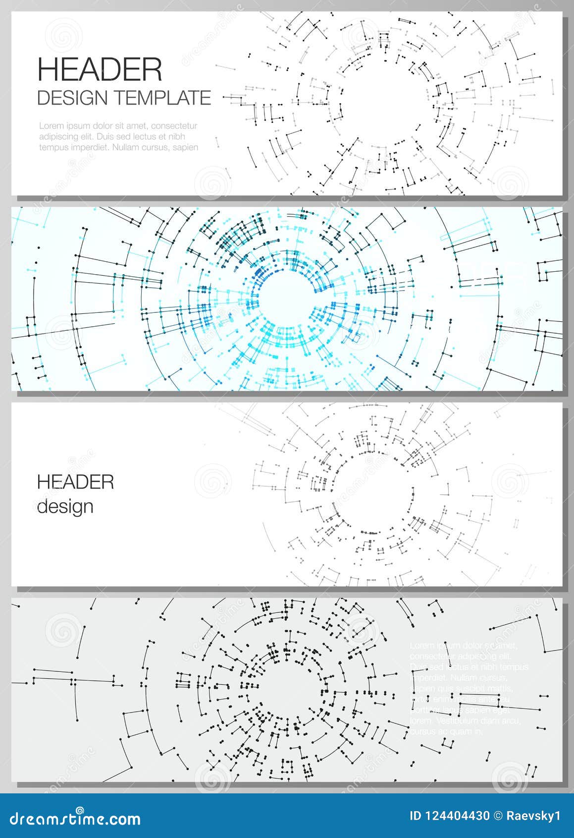 The Minimalistic Vector Layout of Headers, Banner Design Templates ...