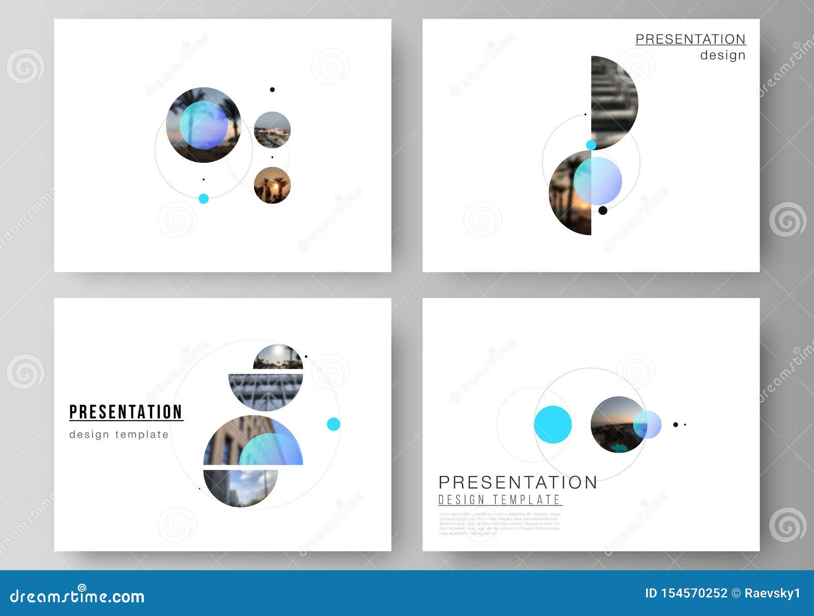 The Minimalistic Vector Layout of the Presentation Slides Design ...