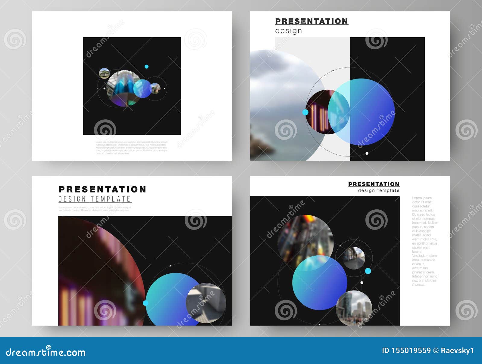 The Minimalistic Vector Layout of the Presentation Slides Design ...