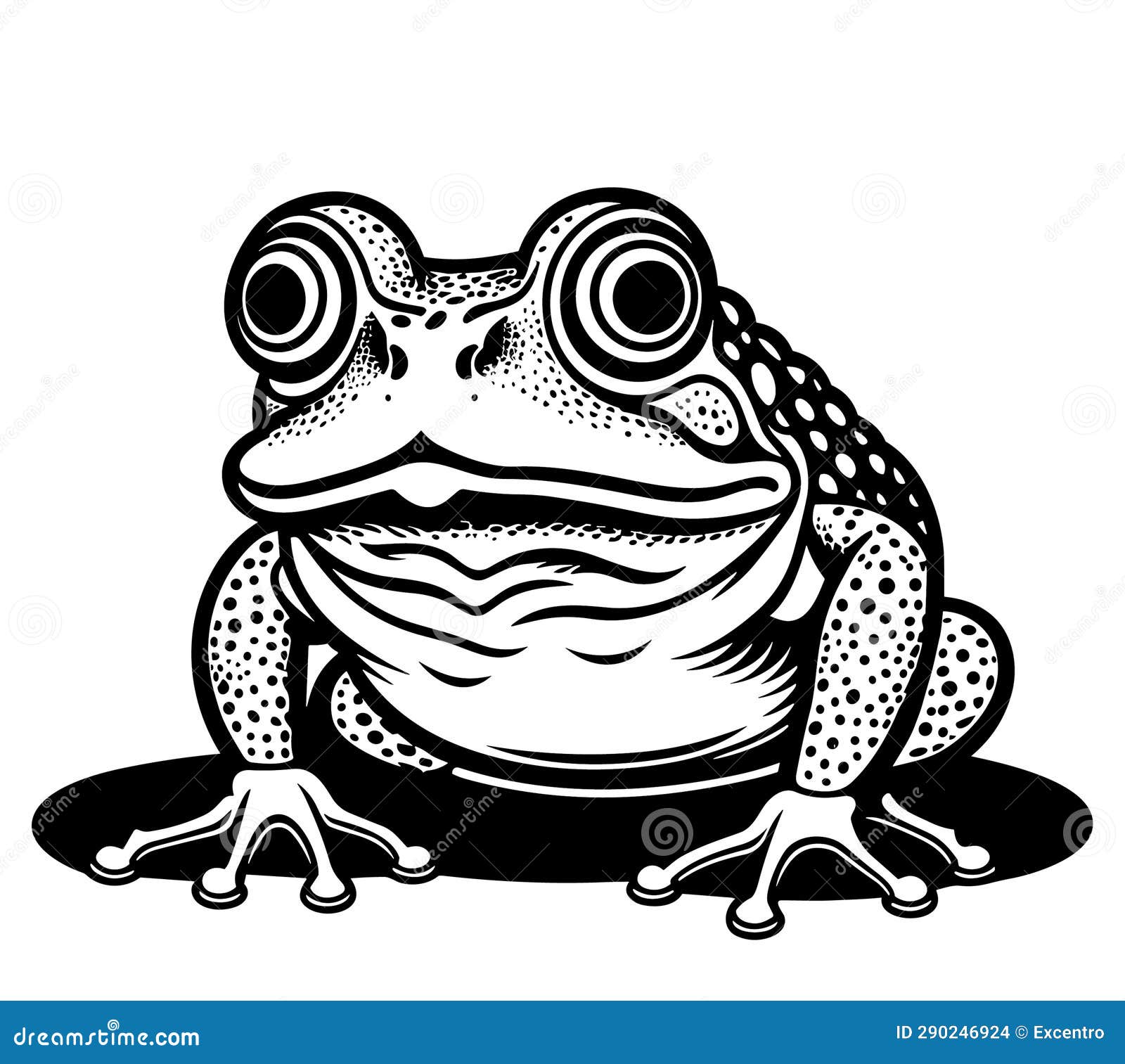 Toad stock illustration. Illustration of abstract, design - 290246924