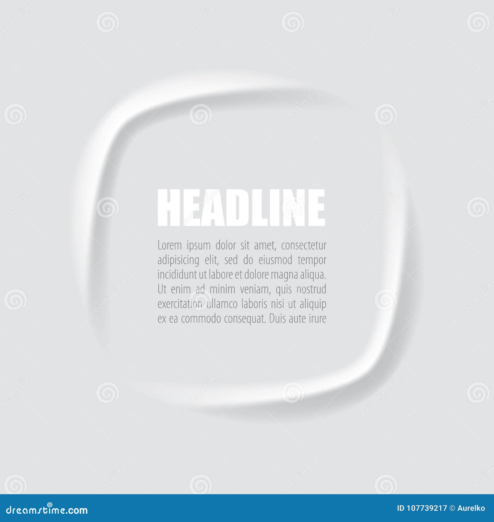 Gray frame stock vector. Illustration of smooth, pattern - 107739217