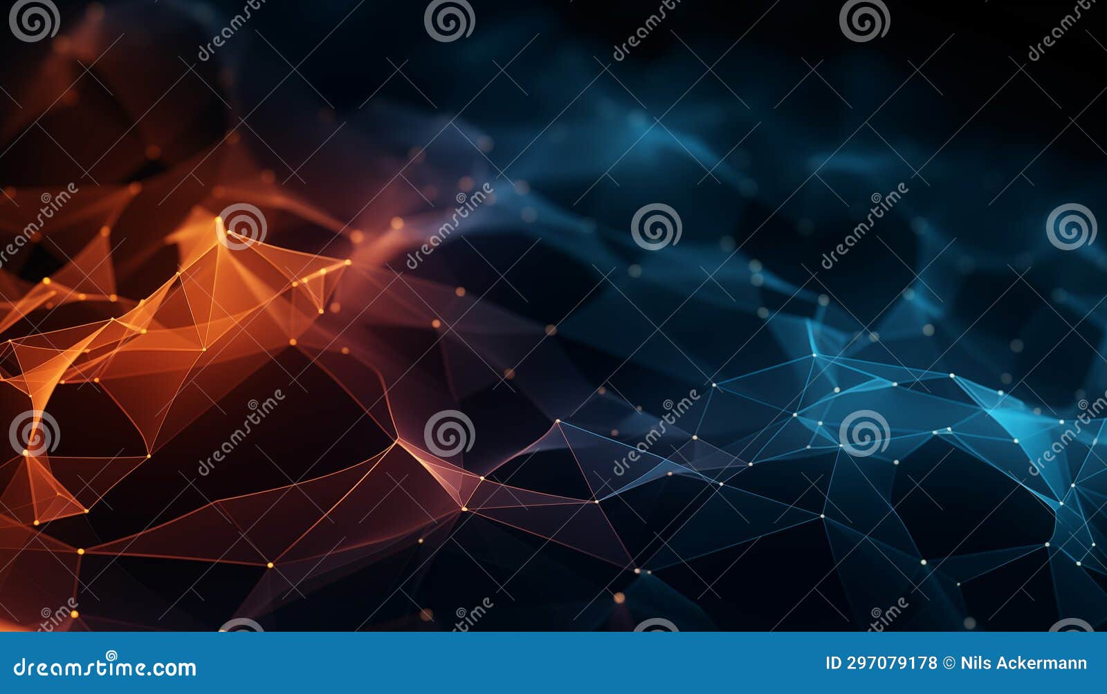 Minimalistic Wallpaper Of A Neural Network. Concept Of Generative AI ...