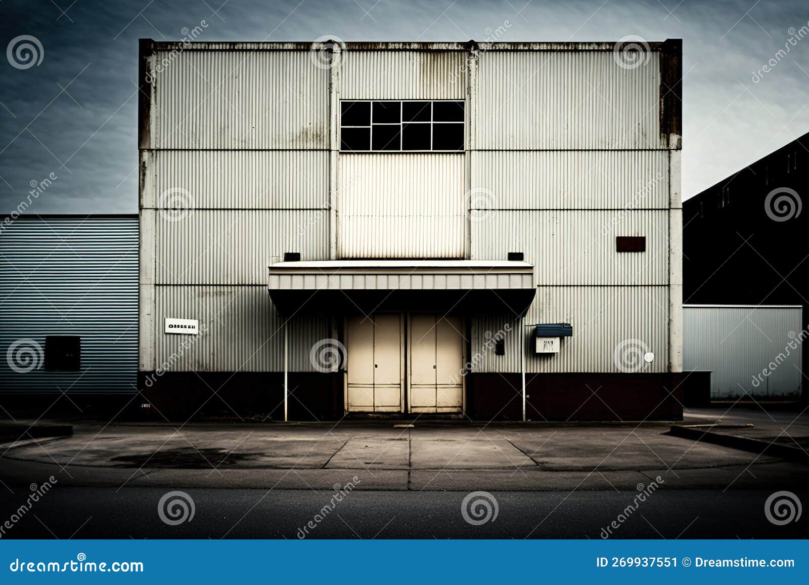Minimalistic Warehouse, Generative Ai Stock Image - Image of factory ...