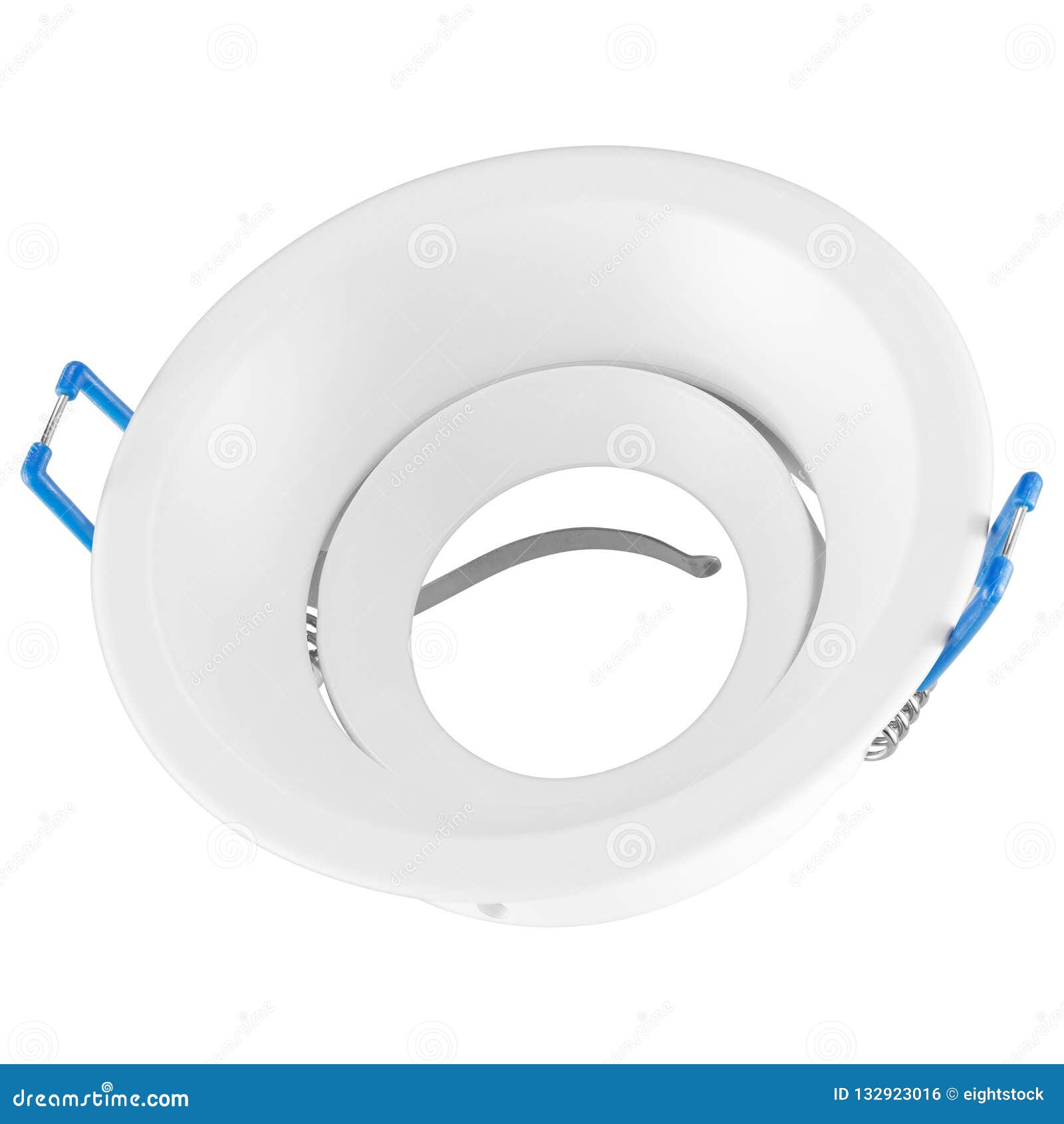 Minimalistic LED Lamp Shade, without the Bulb Isolated on White ...