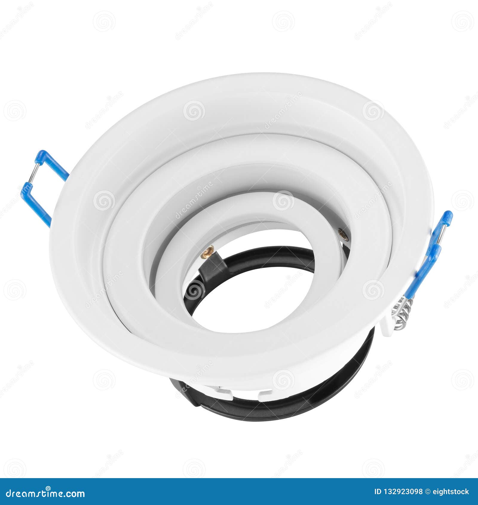 Minimalistic LED Lamp Shade, without the Bulb Isolated on White ...