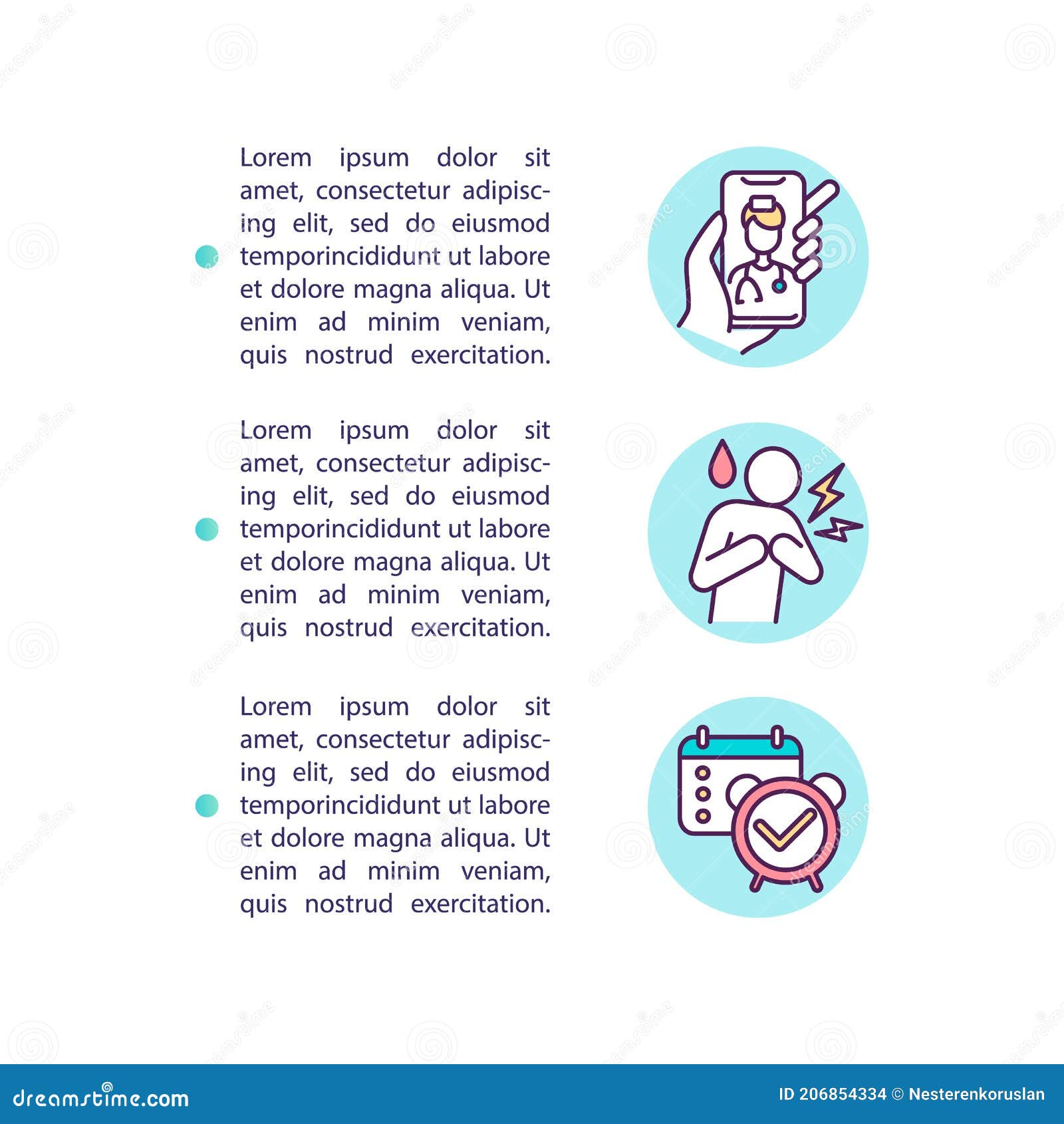 ASD Early Intervention Services Brochure Template Cartoon Vector ...