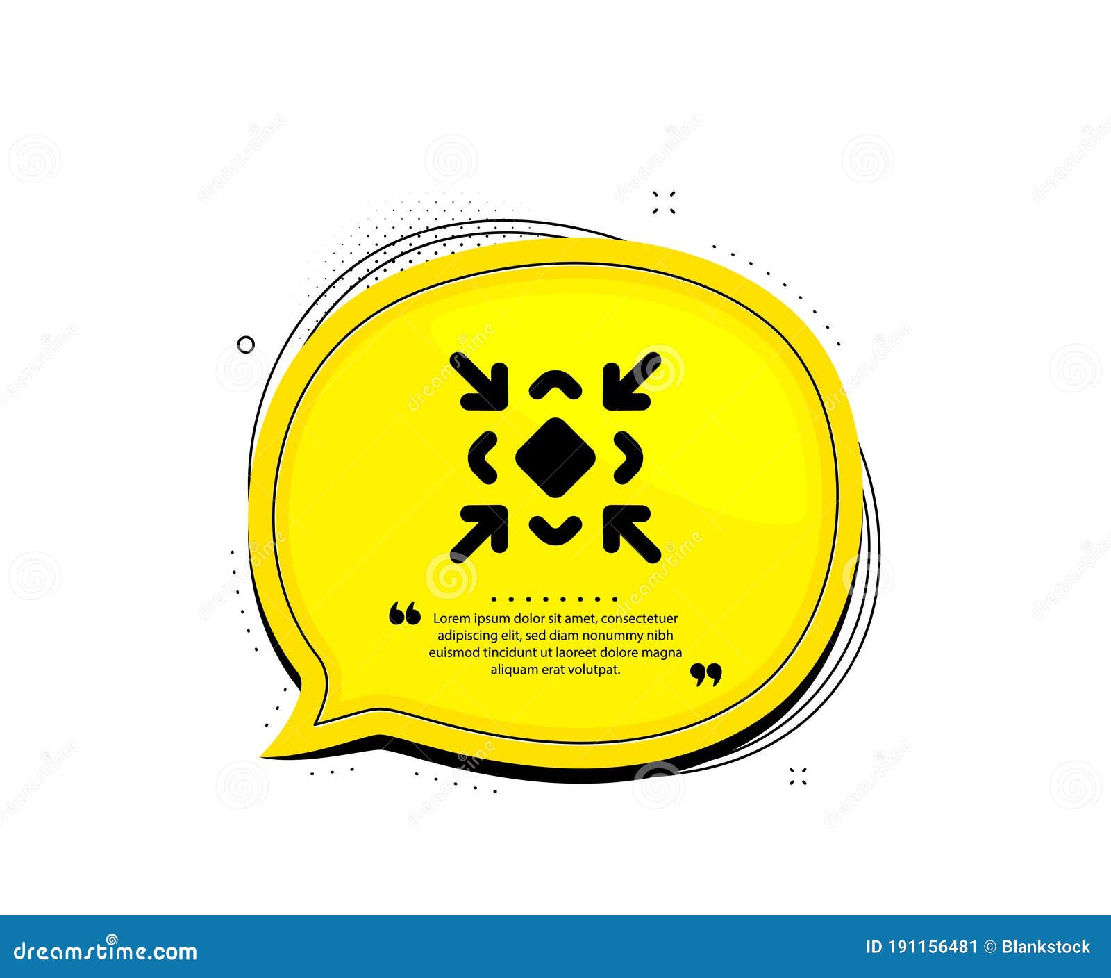 Minimize Arrow Icon. Small Screen Sign. Vector Stock Vector ...