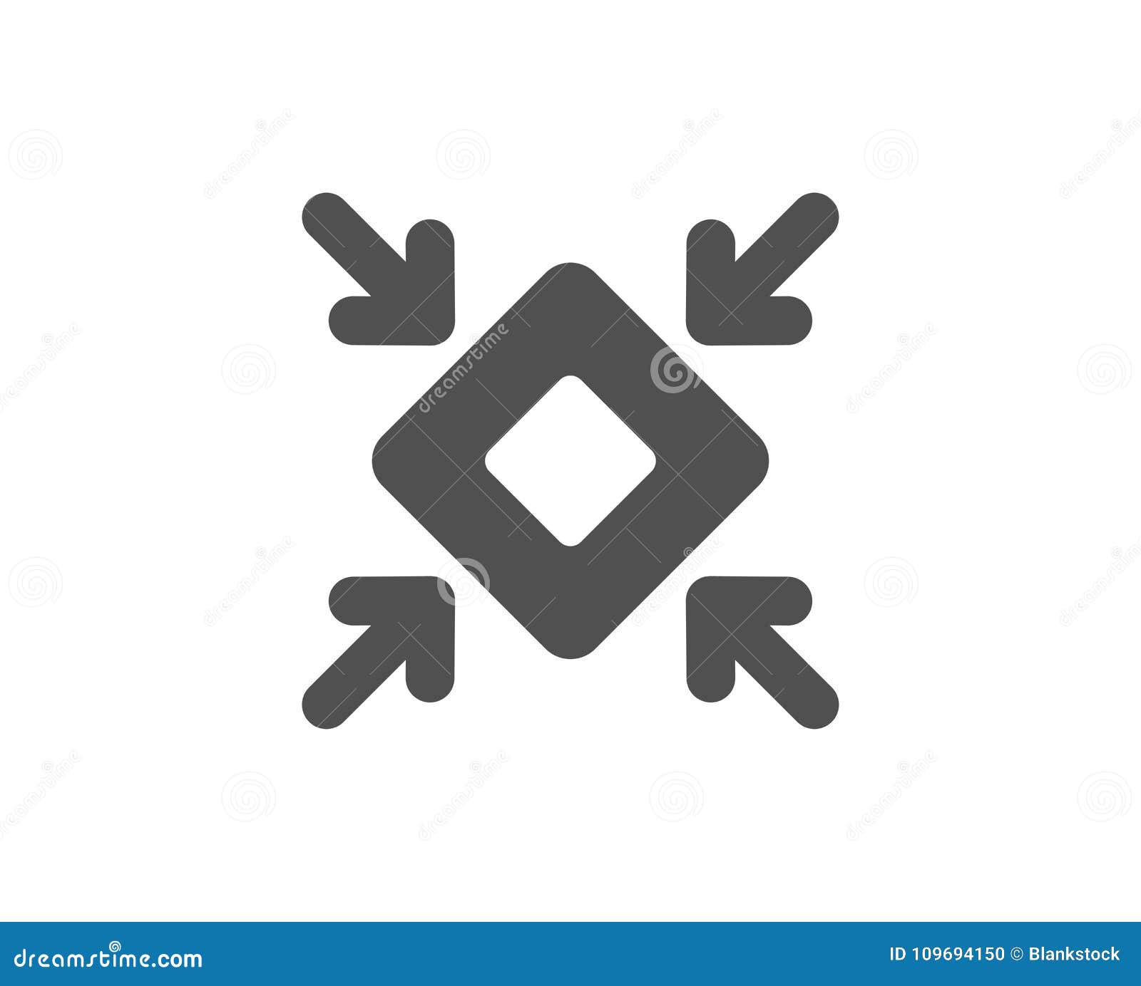 Minimize Arrow Simple Icon. Small Screen Sign. Stock Vector ...