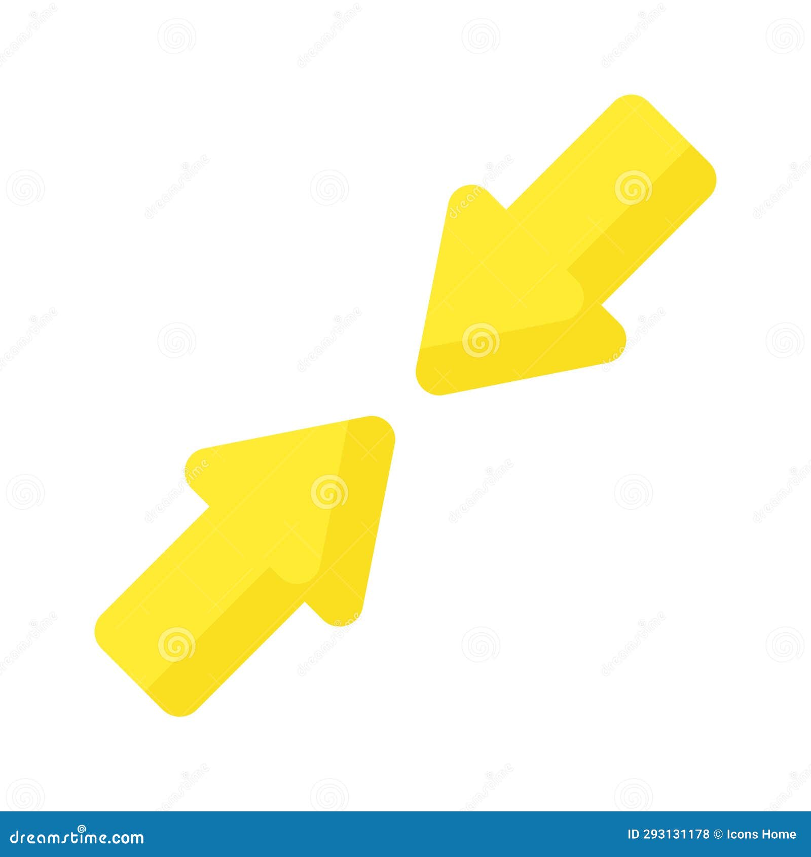 Minimize Arrow Vector Design, Ready To Use Icon Stock Vector ...