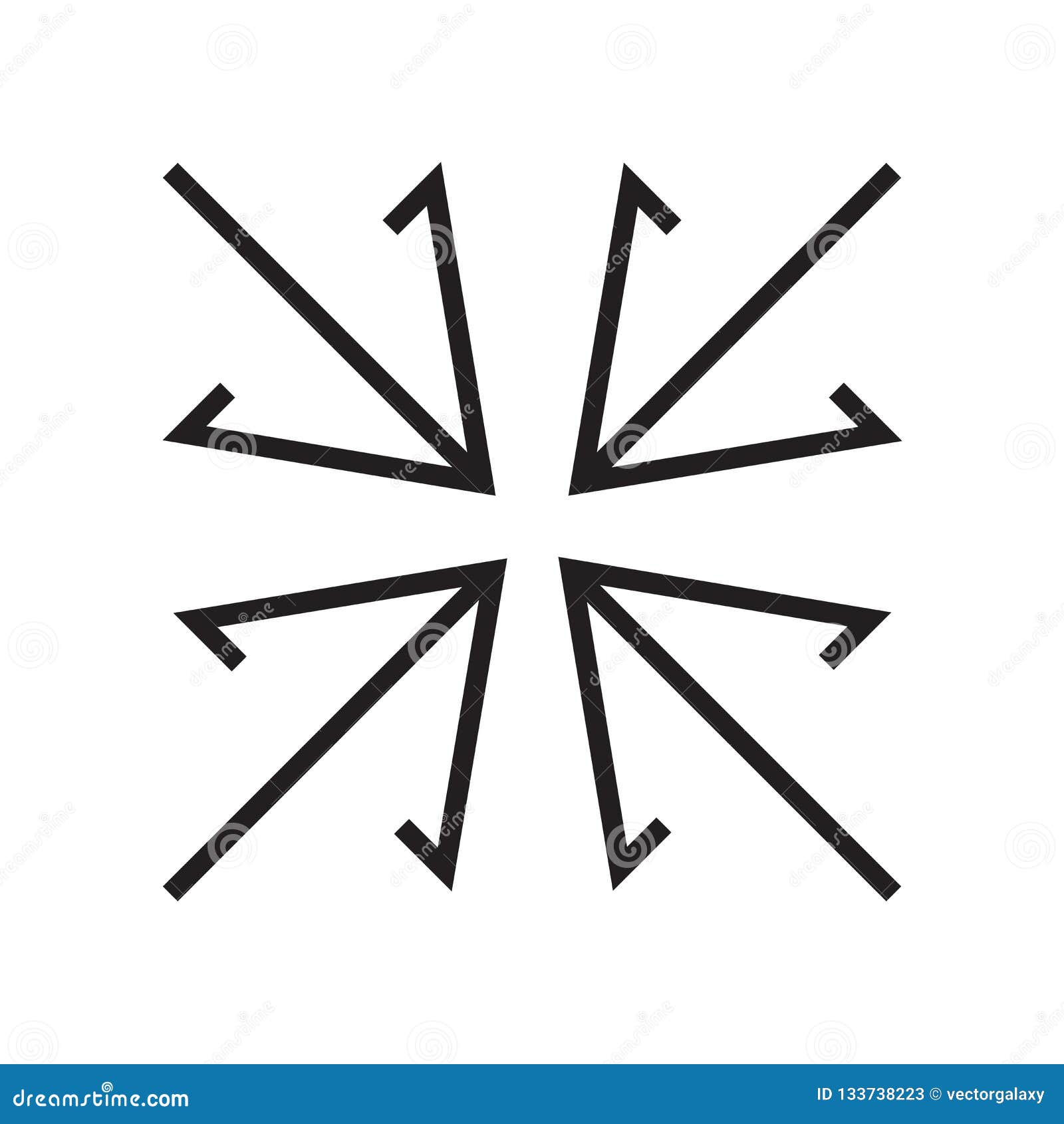 Minimize Icon Vector Sign and Symbol Isolated on White Background ...