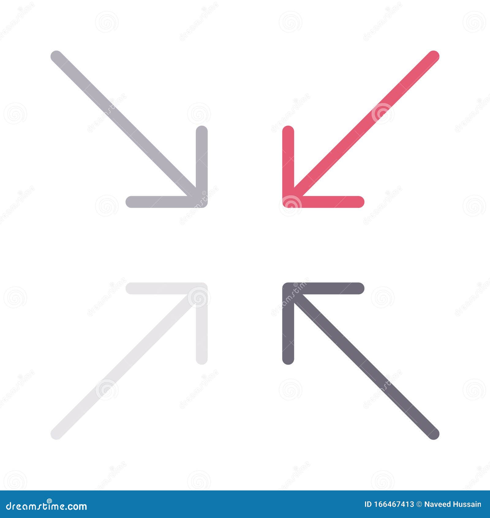 Minimize Vector Color Line Icon Stock Vector - Illustration of ...