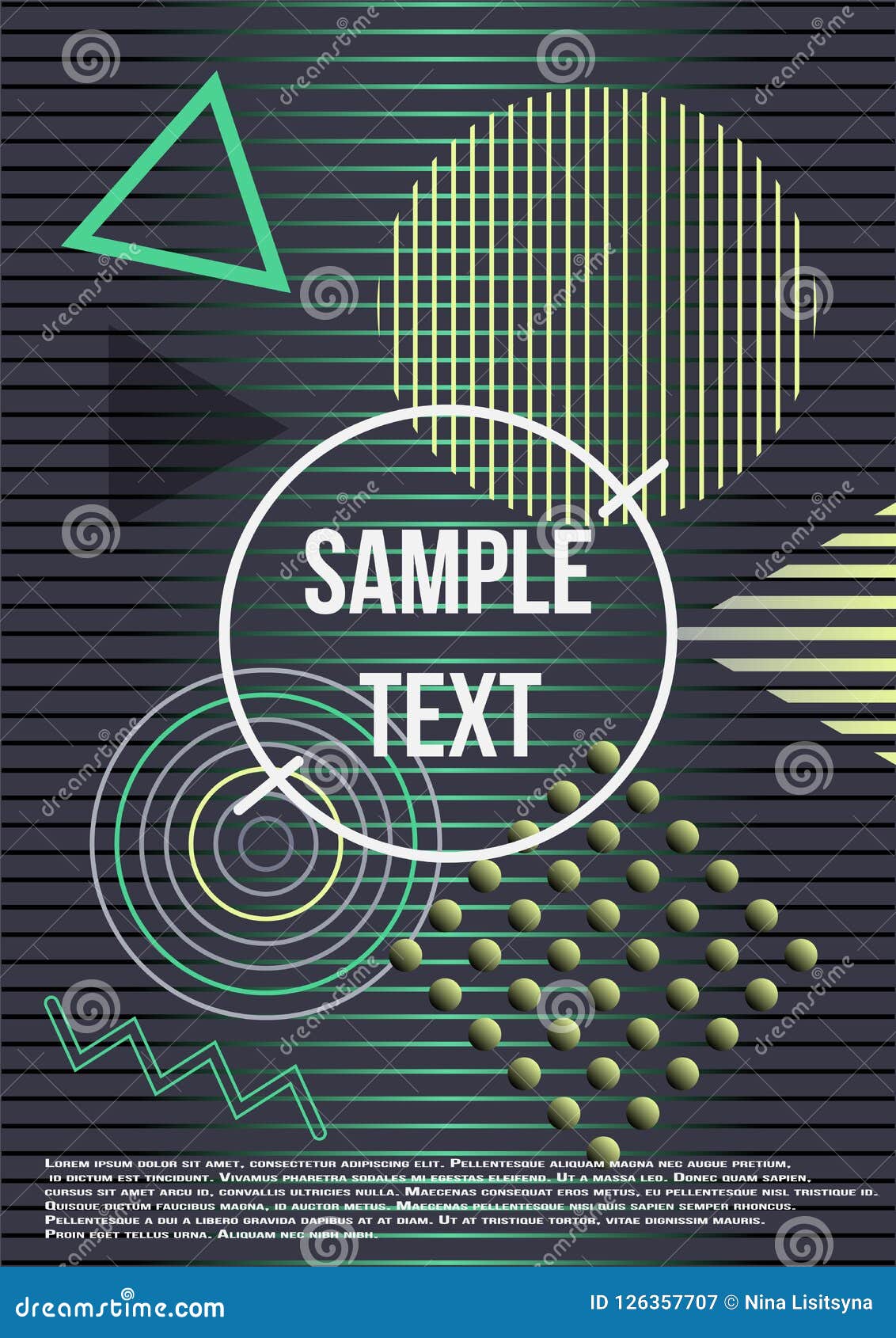 Minimum Geometric Coverage. Stock Vector - Illustration of identity ...