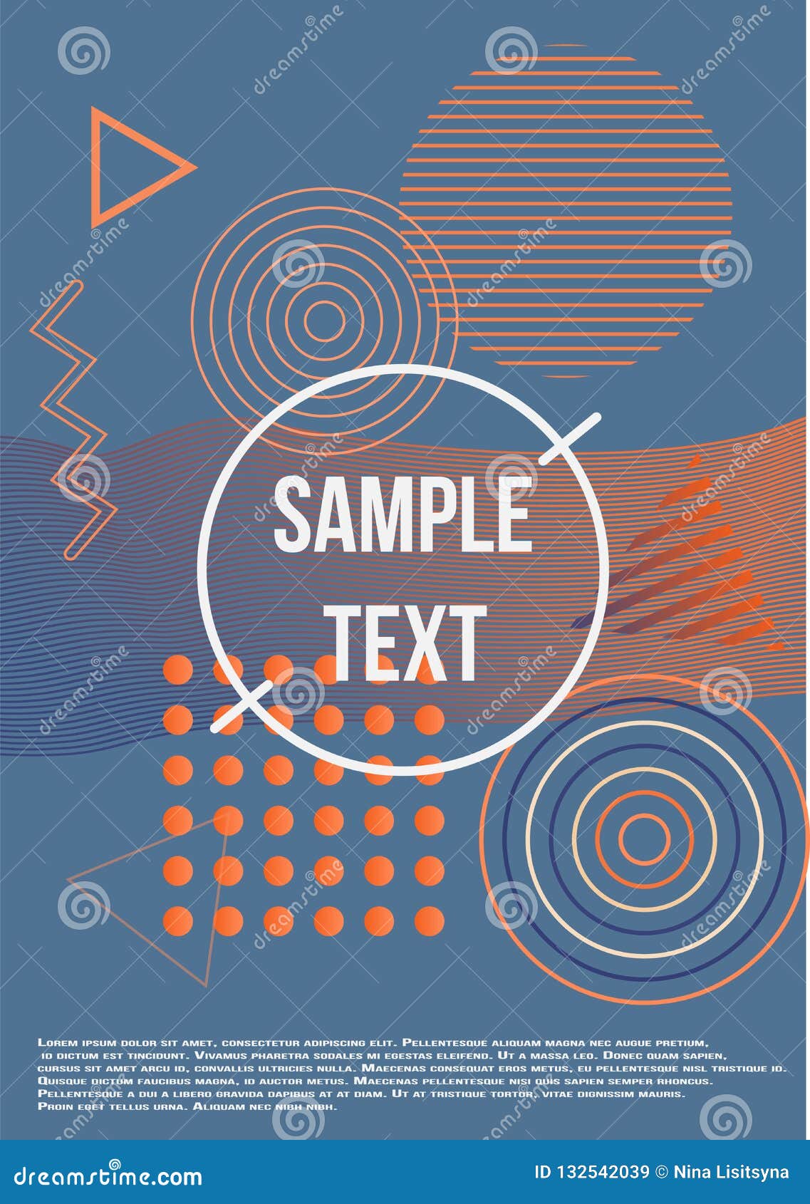 Minimum Geometric Coverage Stock Vector Illustration Of