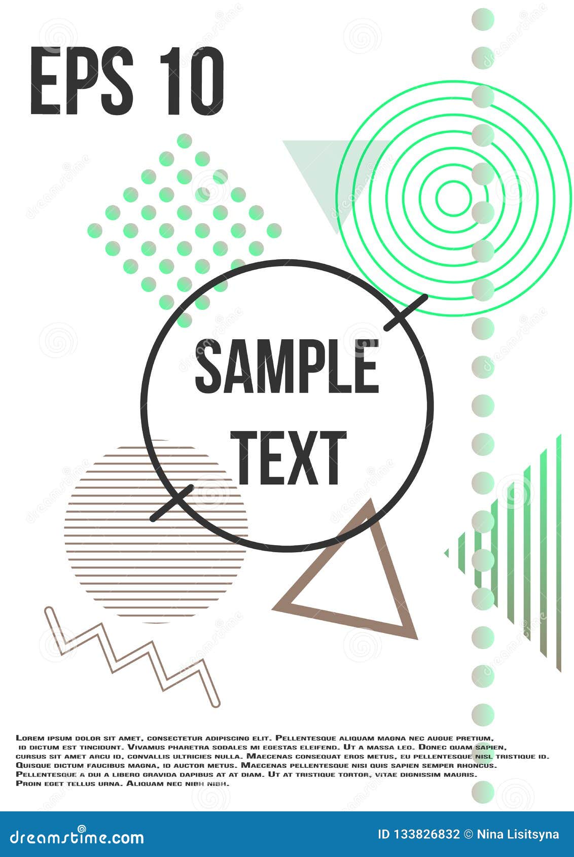 Minimum Geometric Coverage. Stock Vector - Illustration of geometric ...