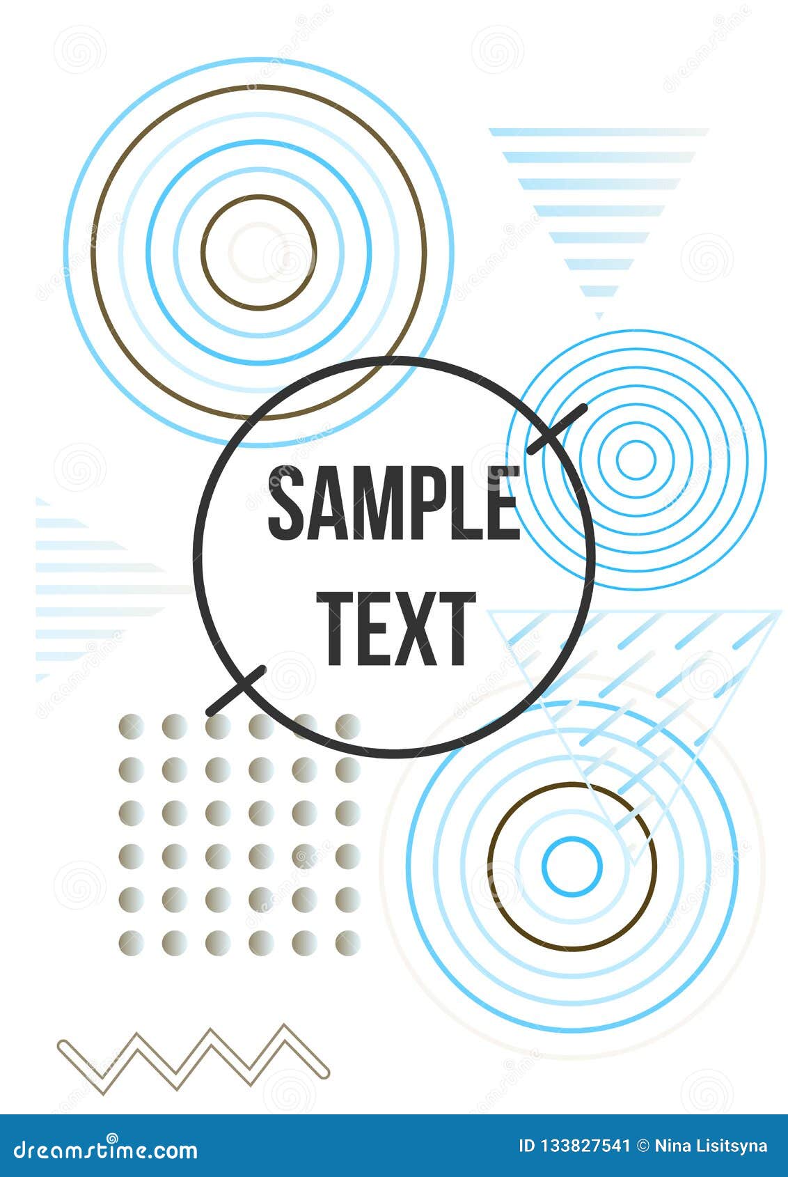 Minimum Geometric Coverage. Stock Vector - Illustration of design ...