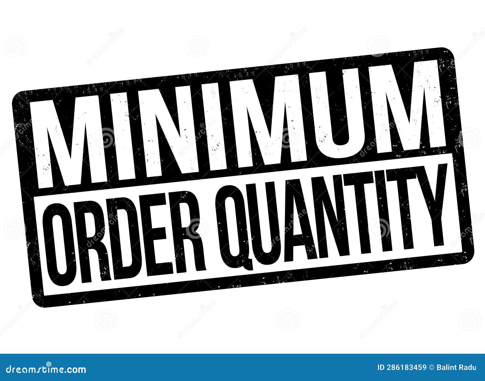 Moq Minimum Order Quantity Concept With Big Word Or Text And Team ...