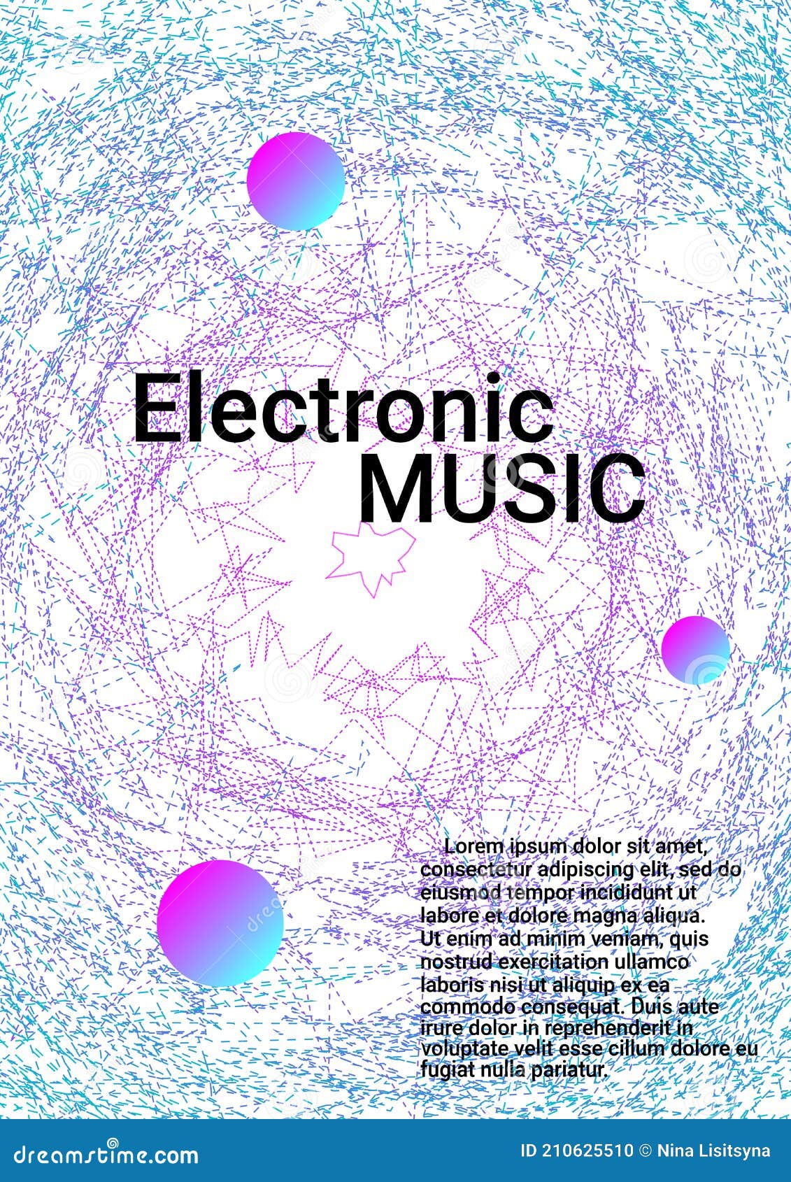 Minimum Vector Coverage Creative Background From Abstract Lines Stock
