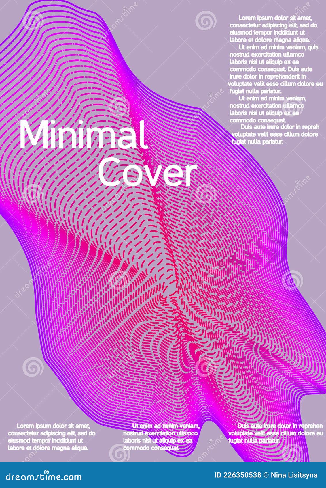 Minimum Vector Coverage Future Stock Vector Illustration Of Template