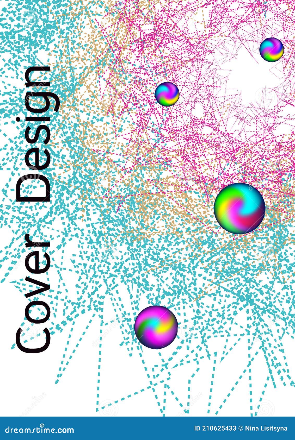 Minimum Vector Coverage. Creative Background from Abstract Lines Stock ...