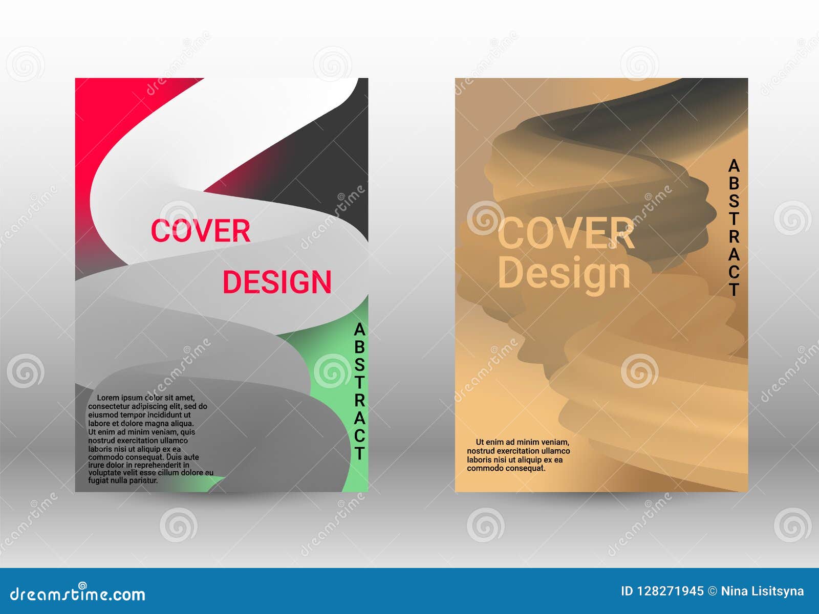 Minimum Vector Coverage. Set of Abstract Covers. Stock Vector ...