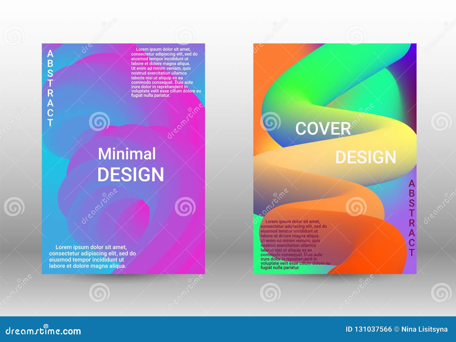 Minimum Vector Coverage. Set of Abstract Covers. Stock Vector ...