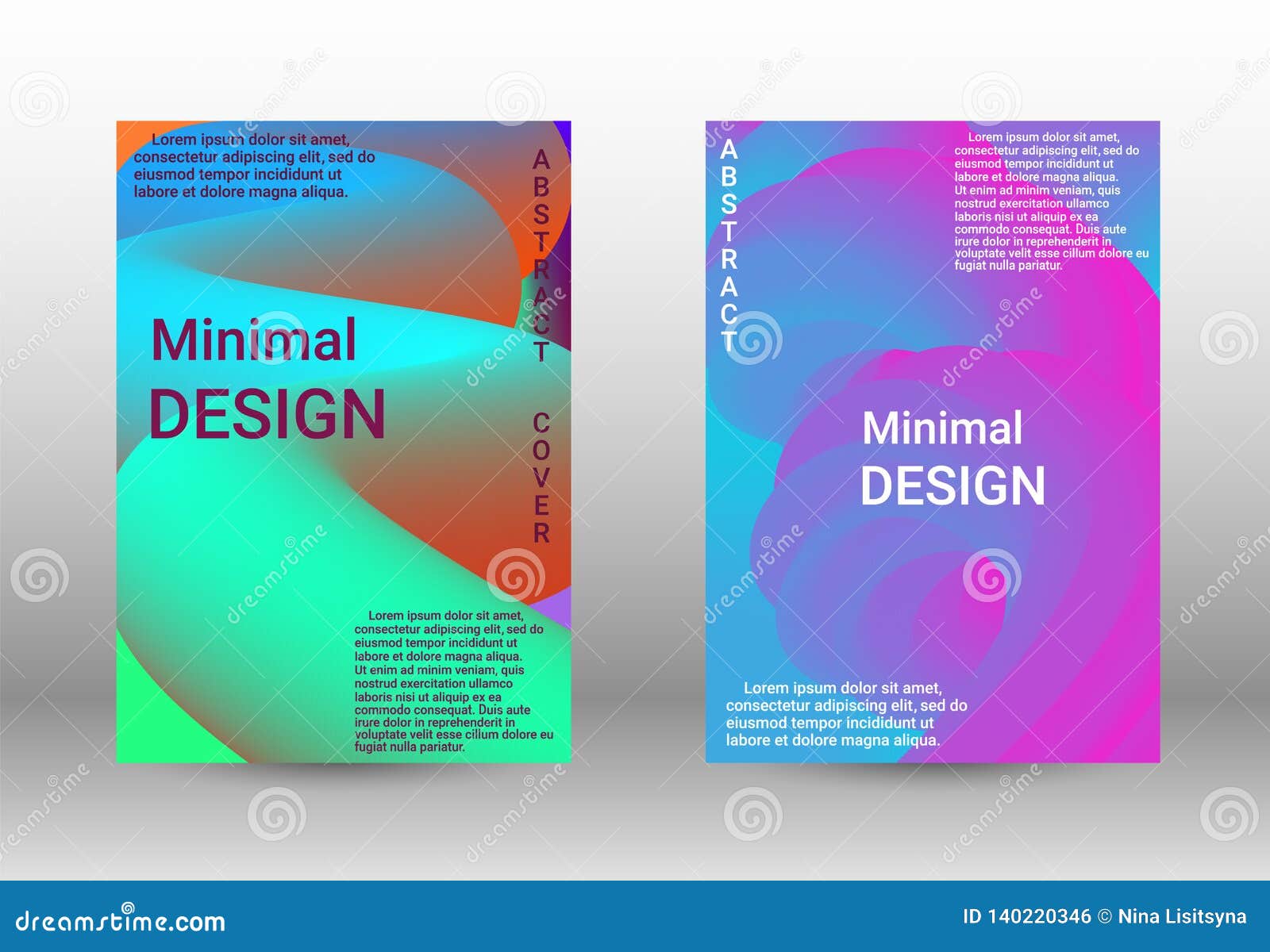 Minimum Vector Coverage Set Of Abstract Covers Stock Vector