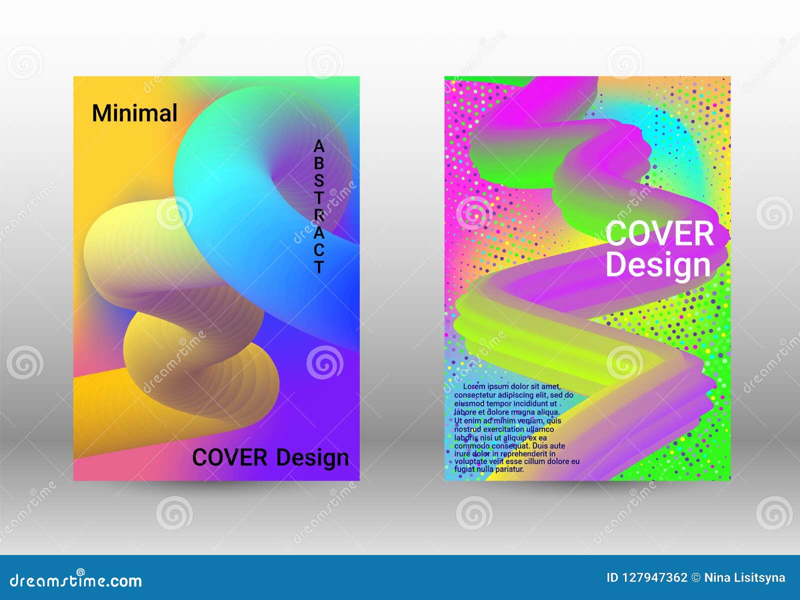 Minimum Vector Coverage Set Of Abstract Covers Stock Vector