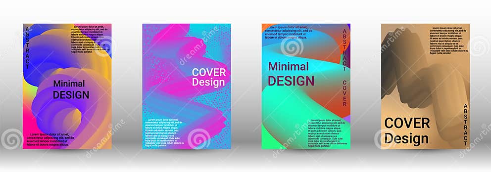 Minimum Vector Coverage. Set of Abstract Covers. Stock Vector ...