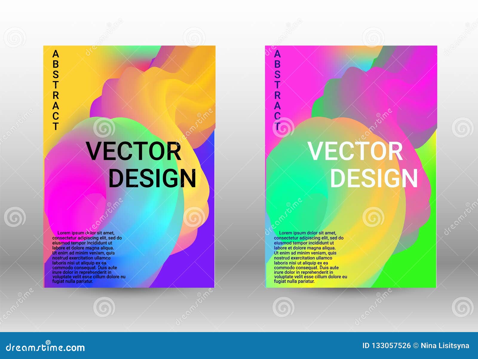 Minimum Vector Coverage. Set of Abstract Covers. Stock Vector ...