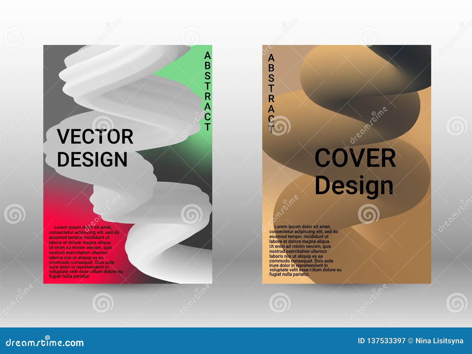 Minimum Vector Coverage. Set of Abstract Covers. Stock Vector ...