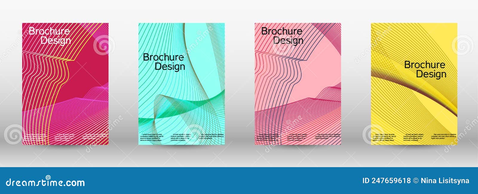 Creative Backgrounds from Abstract Stock Vector - Illustration of flyer ...