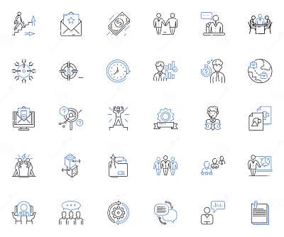 Minimum Viable Product Line Icons Collection. Prototype, Lean ...