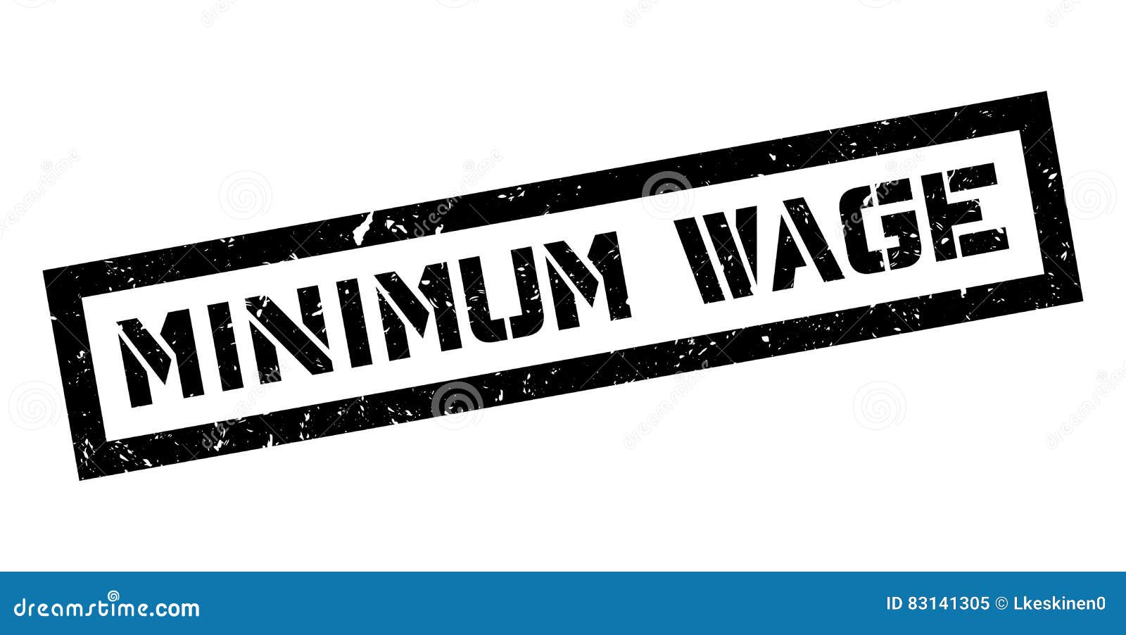 Minimum Wage rubber stamp stock illustration. Illustration of line ...