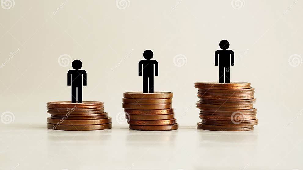 Minimum Wage Worker. Concept of Wage Differentials by Occupation Stock ...
