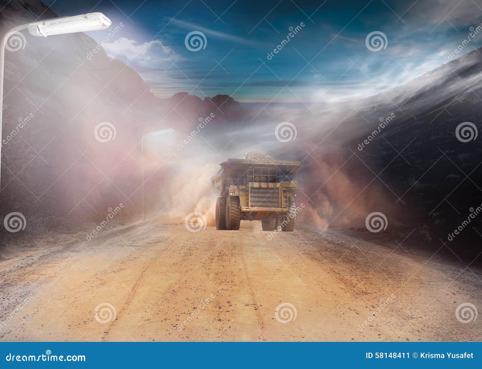 Mining Activity stock image. Image of business, brown - 58148411