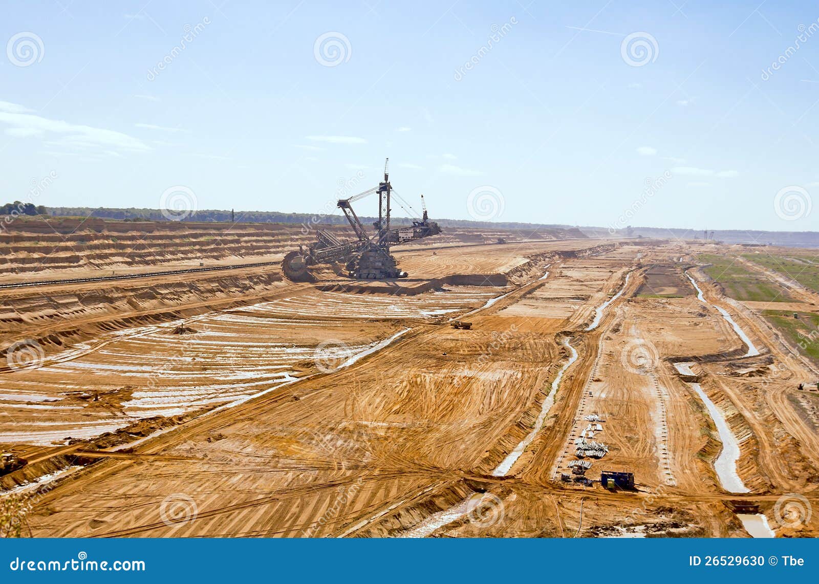 Mining Area editorial image. Image of devastation, basic - 26529630