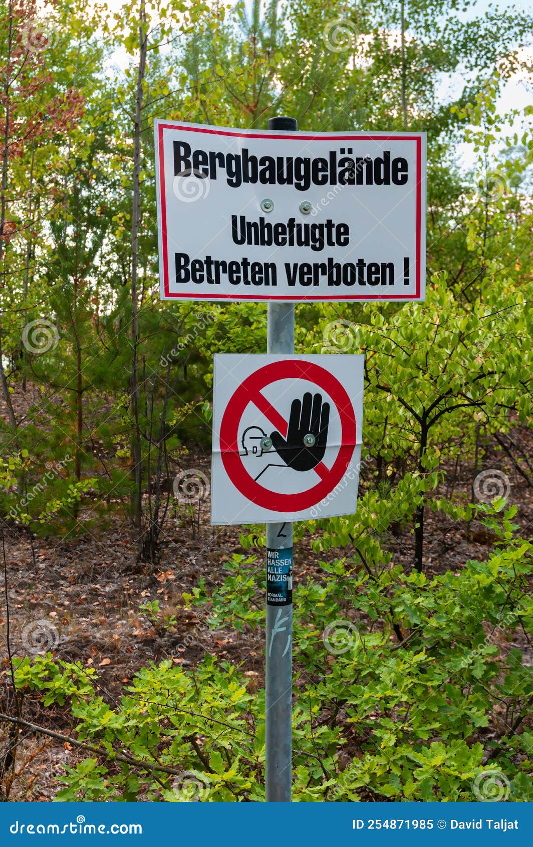 Mining area- no entry editorial image. Image of mining - 254871985