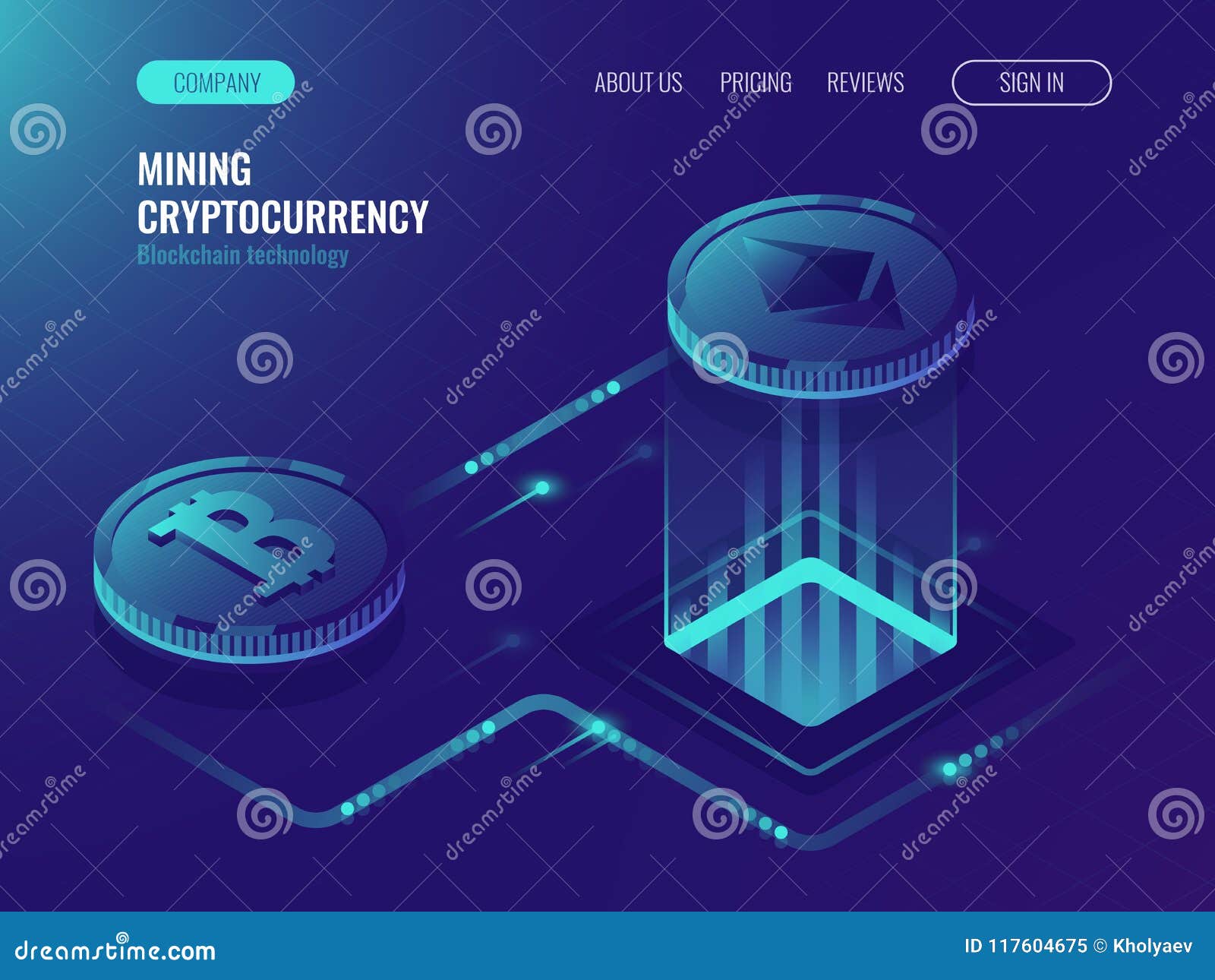 Mining Bitcoin and Ethereum Crypto Currency, Mining Server Farm Room ...