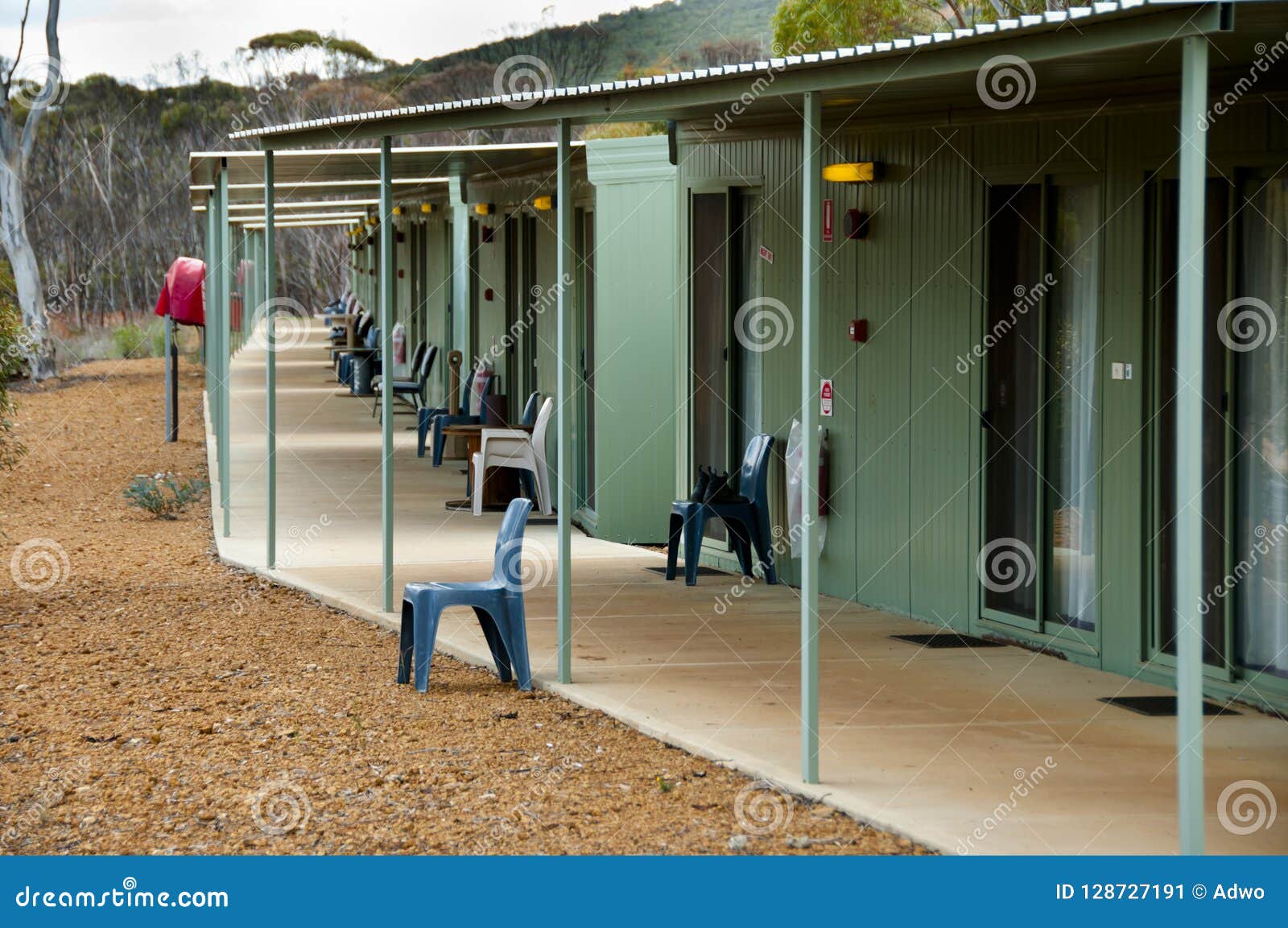 Mining Camp Accommodation stock image. Image of colliery - 128727191