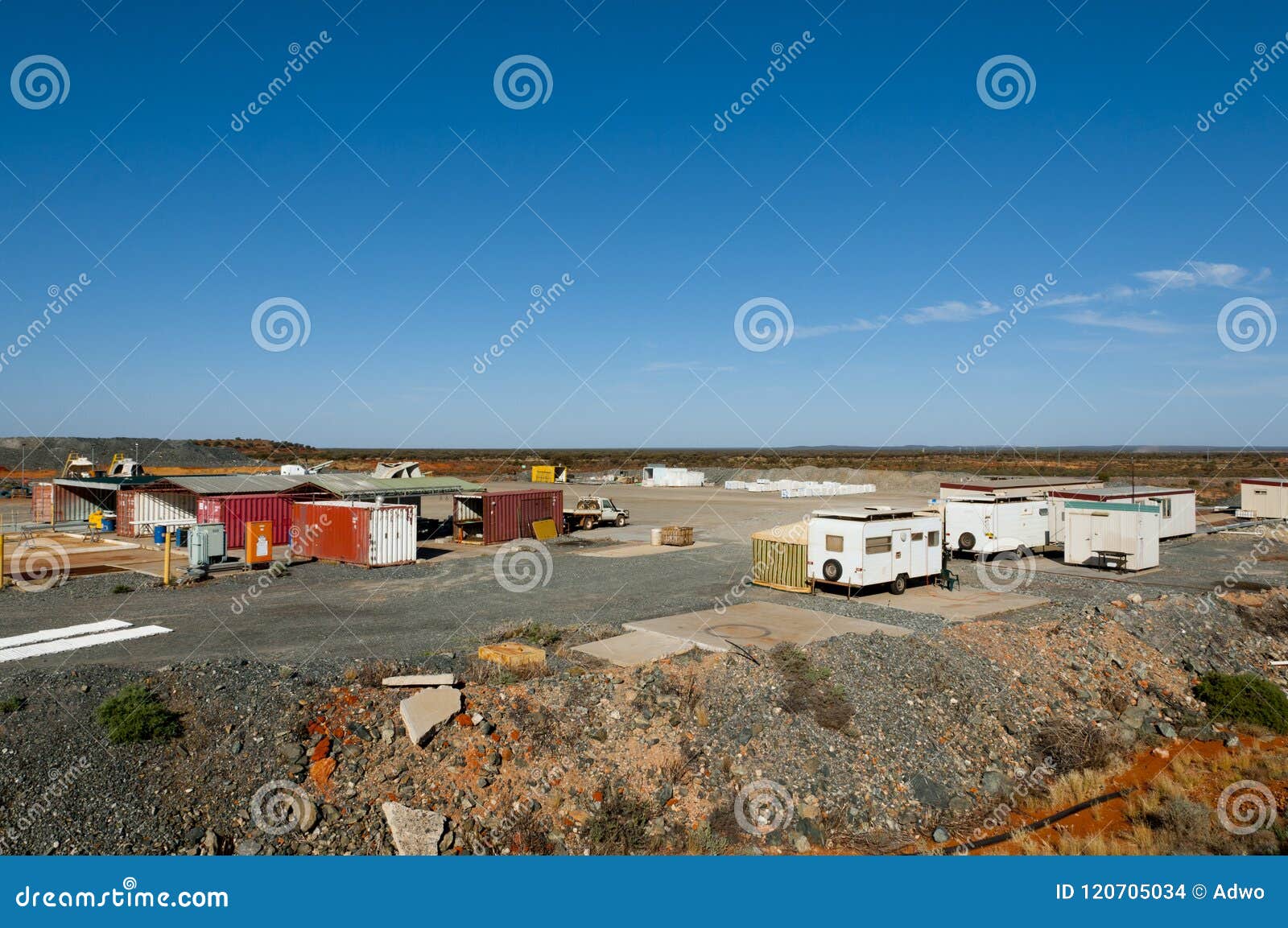 Mining Camp stock photo. Image of donga, outback, western - 120705034