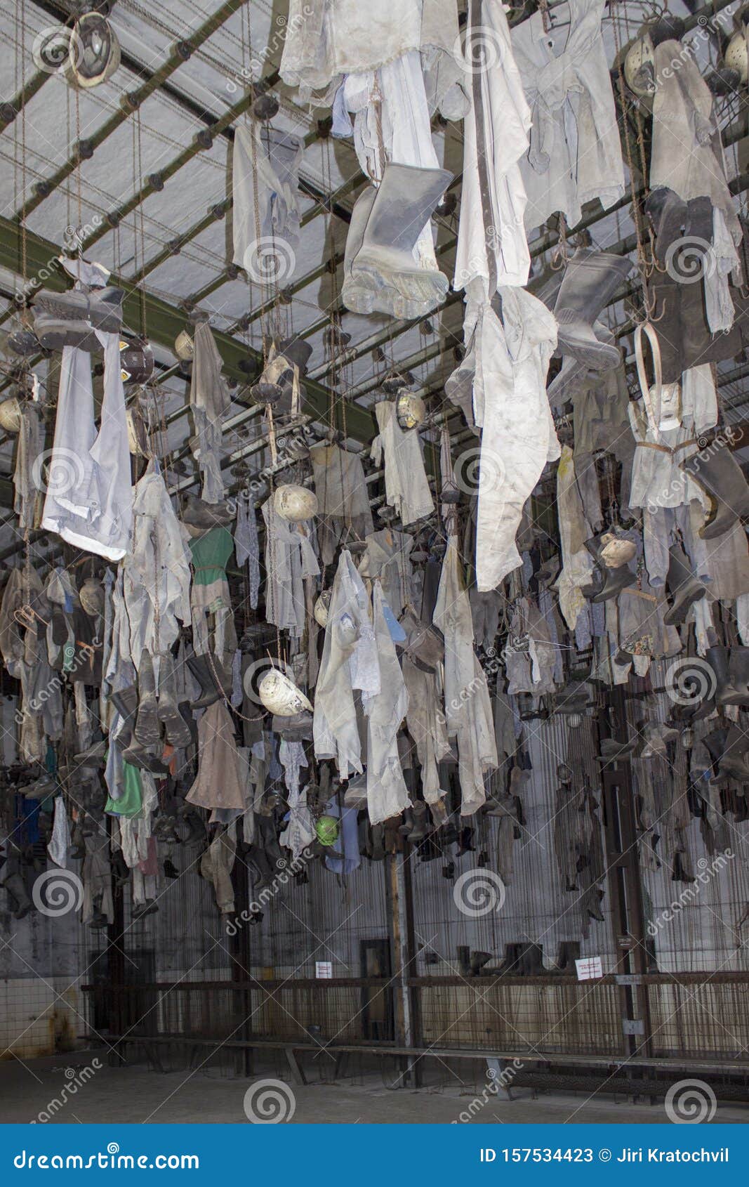 Mining Clothing in Mining Dressing Room Stock Image - Image of ...