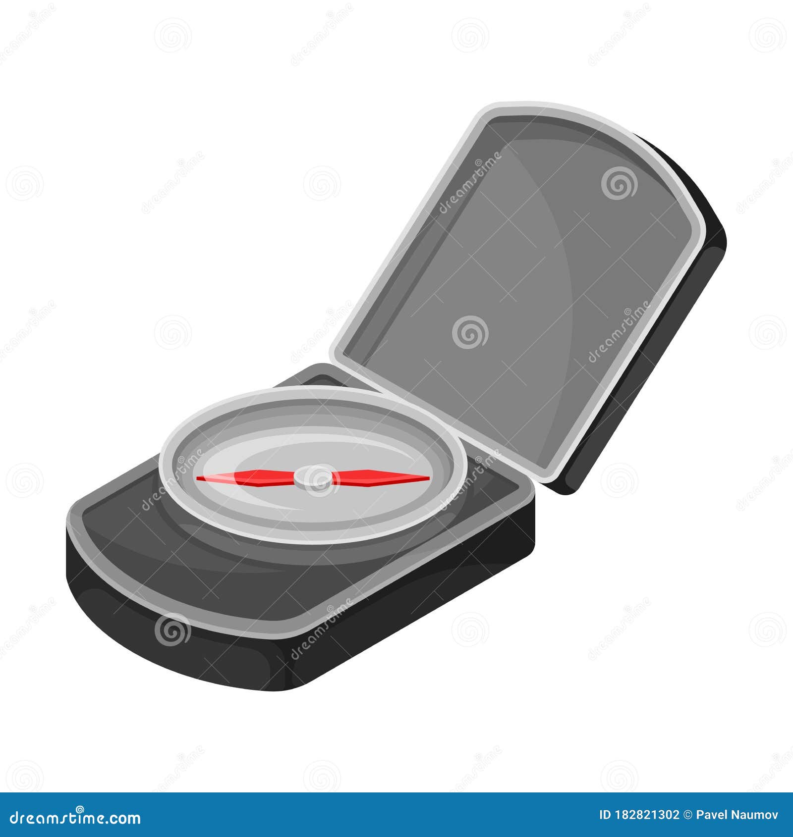 Mining Compass for Surveying As Geology Instrument Vector Illustration ...