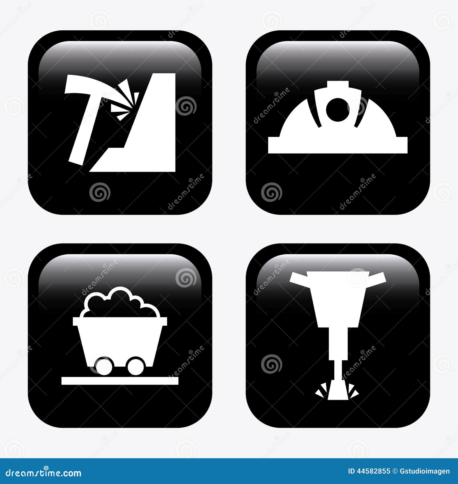 Mining design stock vector. Illustration of isolated - 44582855