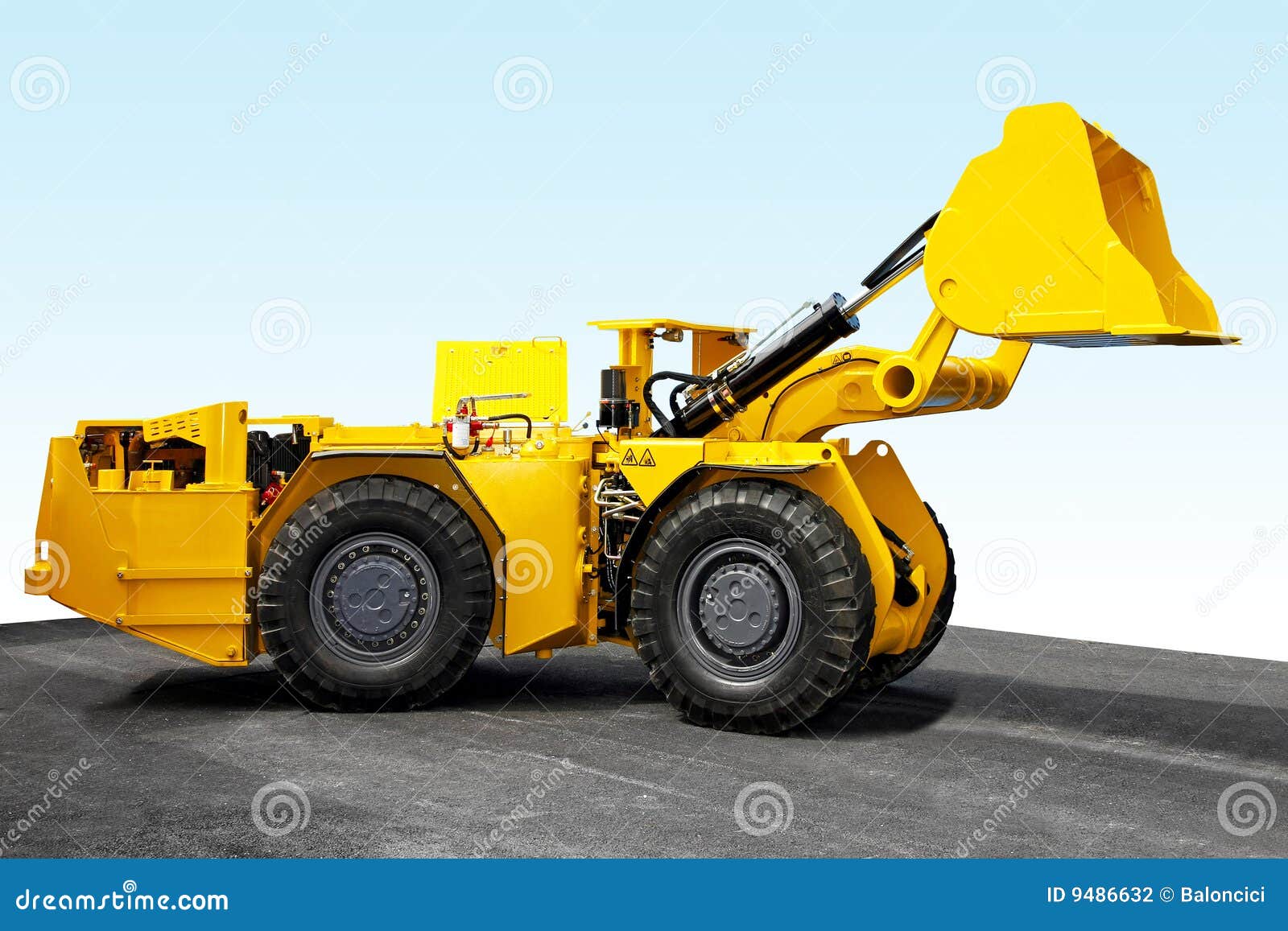 Mining digger stock photo. Image of construct, machinery - 9486632